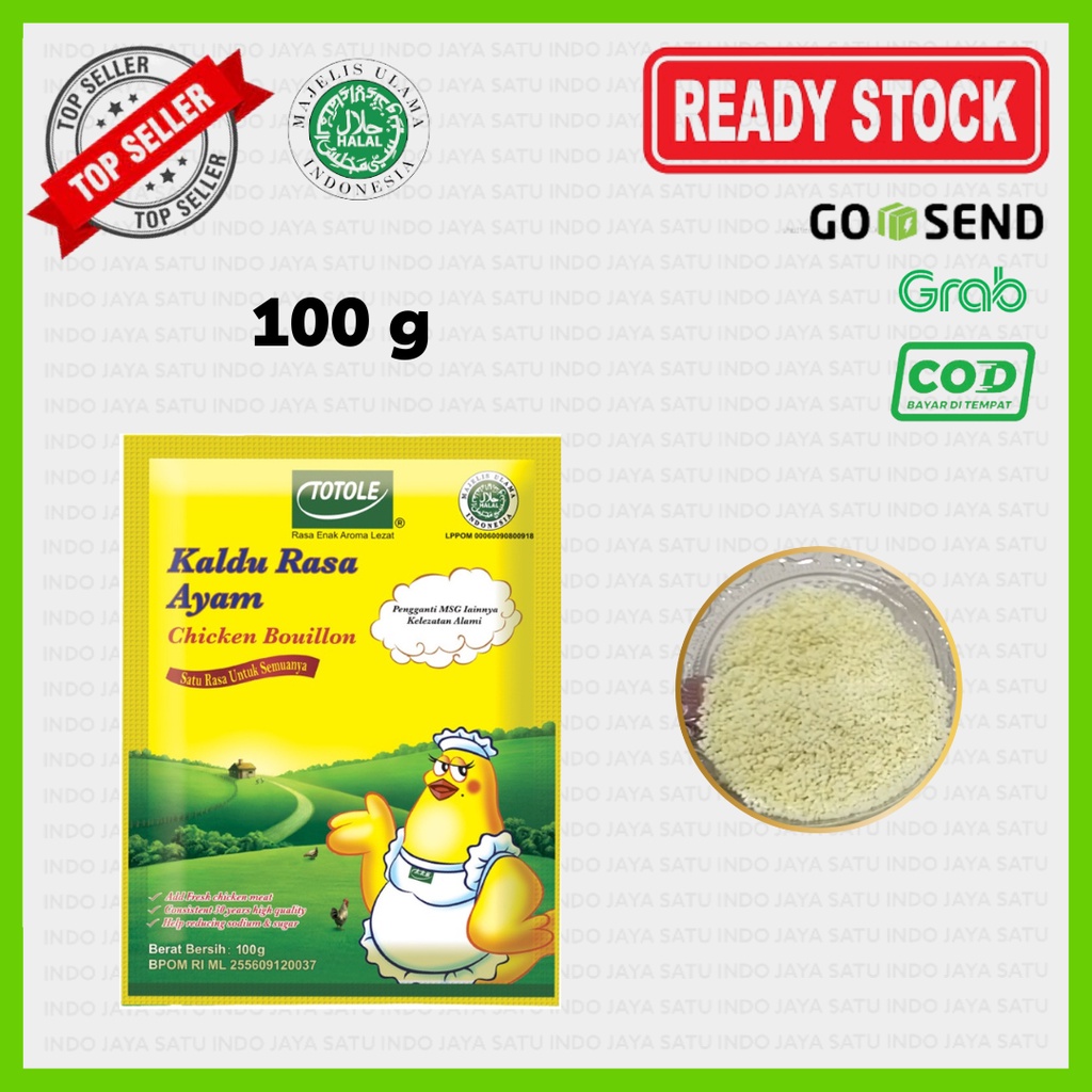 Jual Totole kaldu ayam 100gr Totole Kaldu Rasa Ayam 100 gram HALAL MUI ...