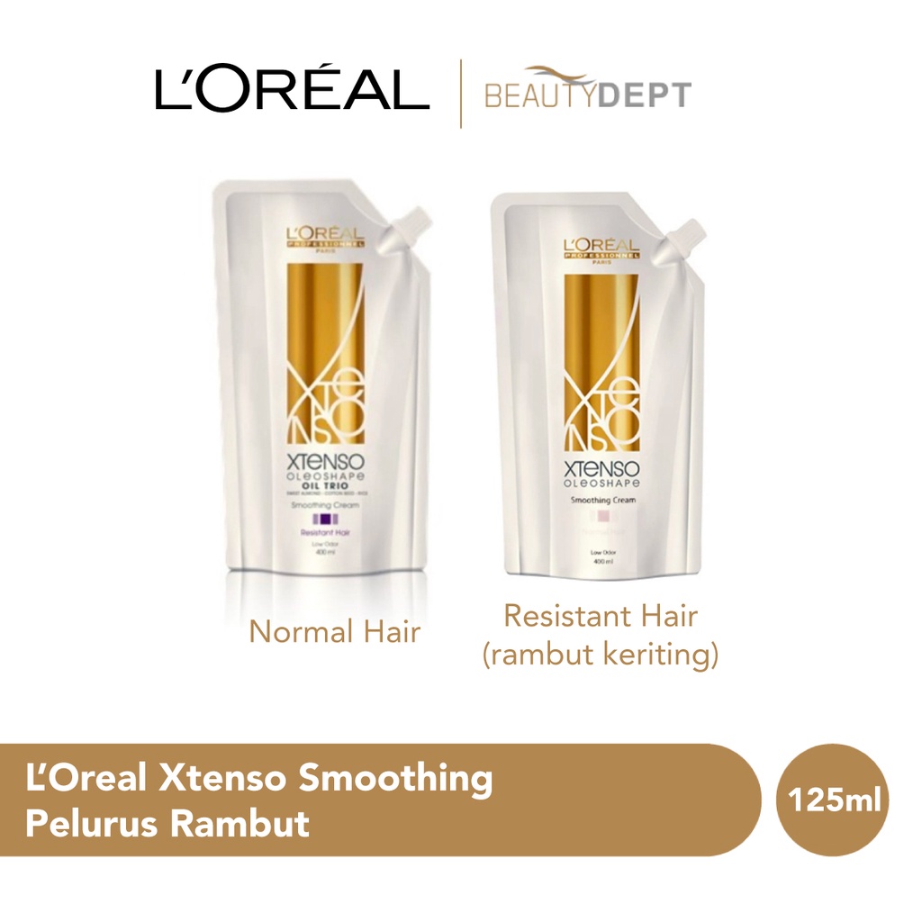 Jual Loreal Xtenso Oleo Mini 125ml - Obat Pelurusan Rambut Set | Shopee Indonesia