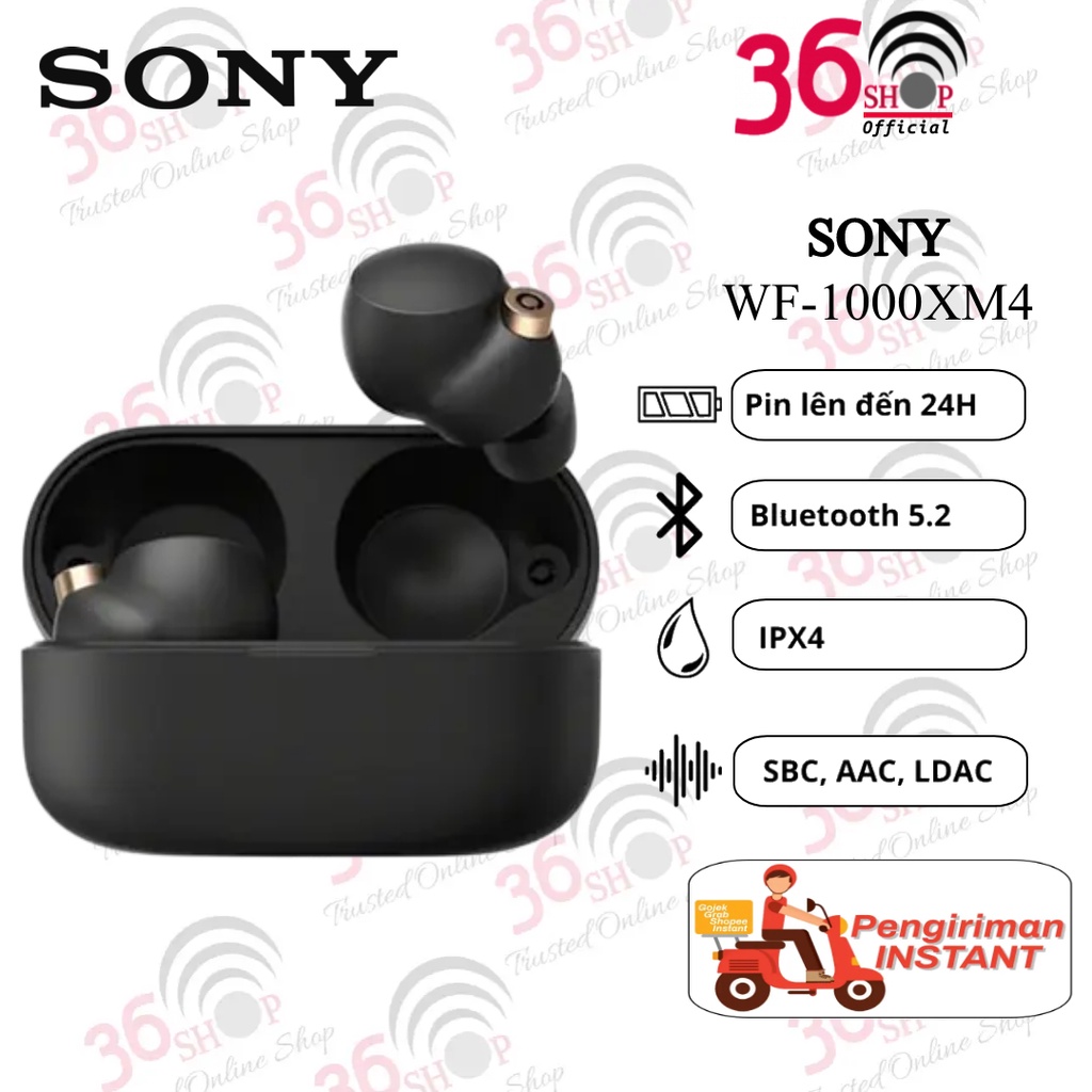 Jual Sony WF-1000XM4 Wireless Bluetooth Noise Cancelling Headphones ...