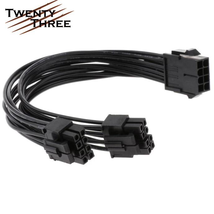 Jual Kabel Splitter 8 Pin Cpu To Dual 4+4Pin Motherboard Mobo Cabang ...
