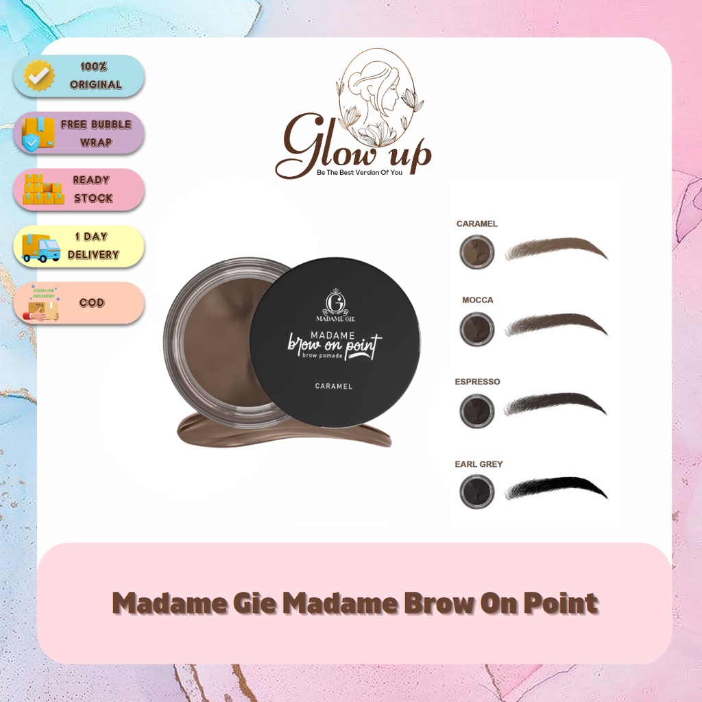 Jual [BPOM] Madame Gie Madame Brow On Point – Make Up Eyebrow Pomade ...