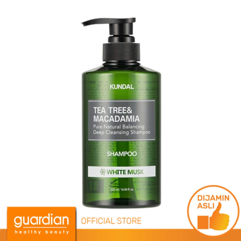 Jual KUNDAL Tea Tree Deep Cleansing Shampoo - White Musk 500ml | Shopee ...