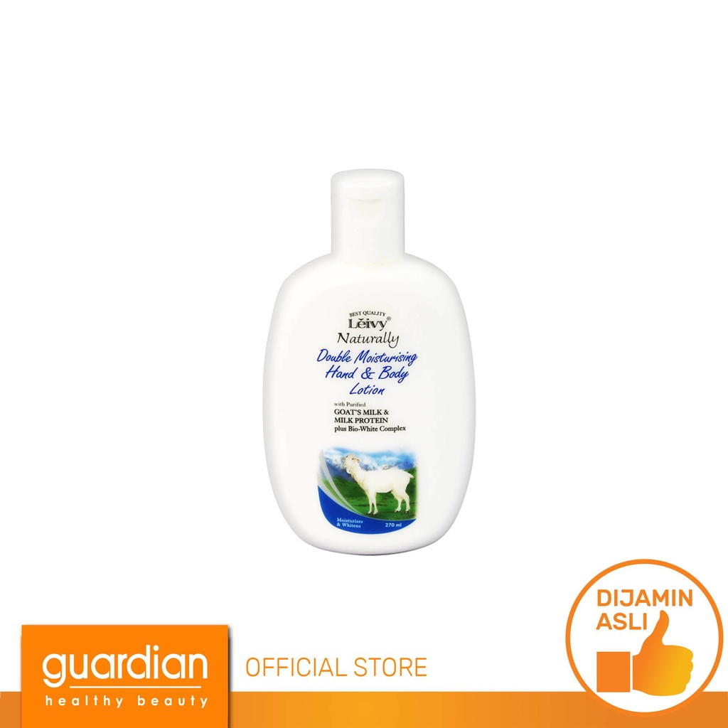 Jual LEIVY Naturally Hand Body Lotion Goats Milk 270ml | Shopee Indonesia
