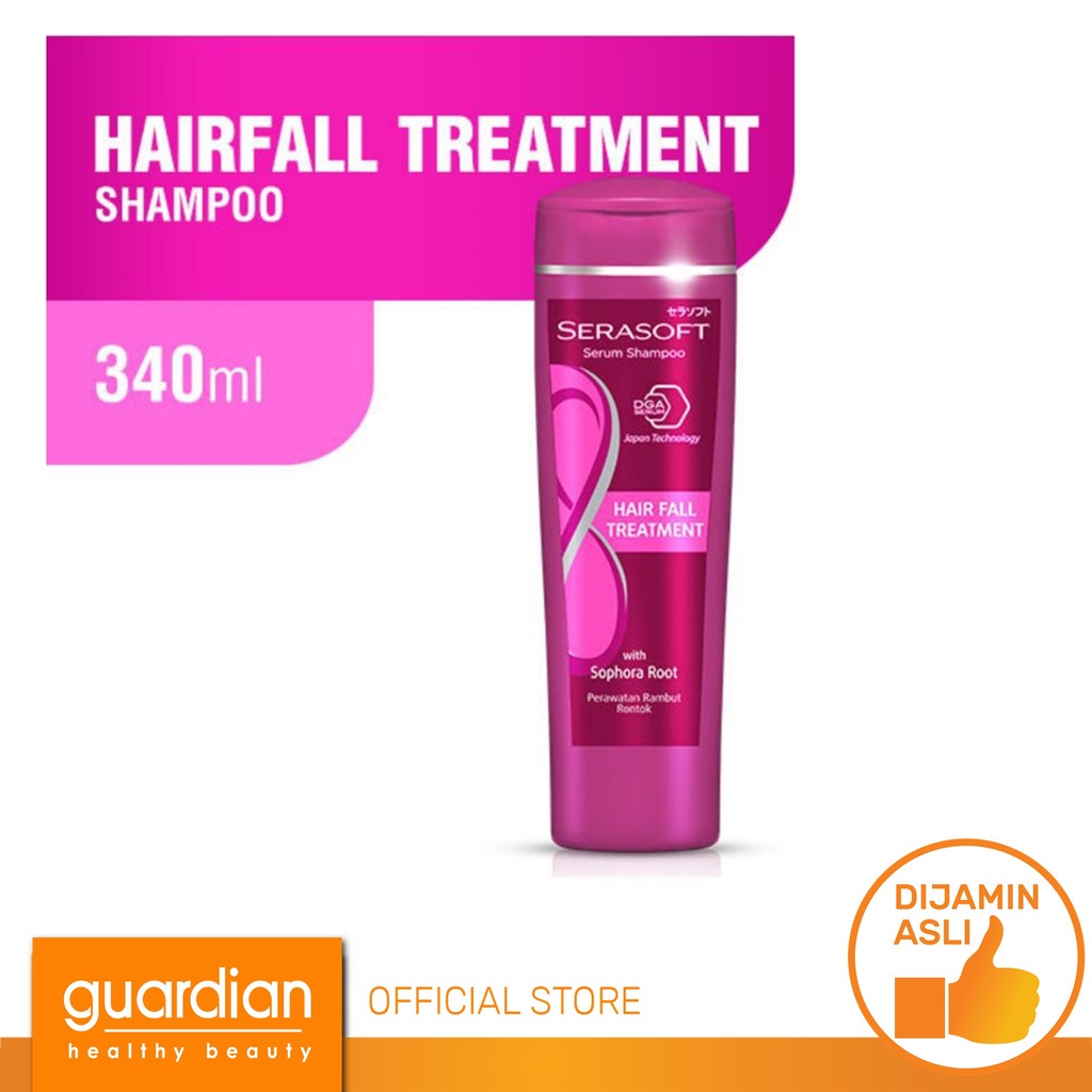 Jual SERASOFT Shampoo Hairfall Treatment 340ml | Shopee Indonesia
