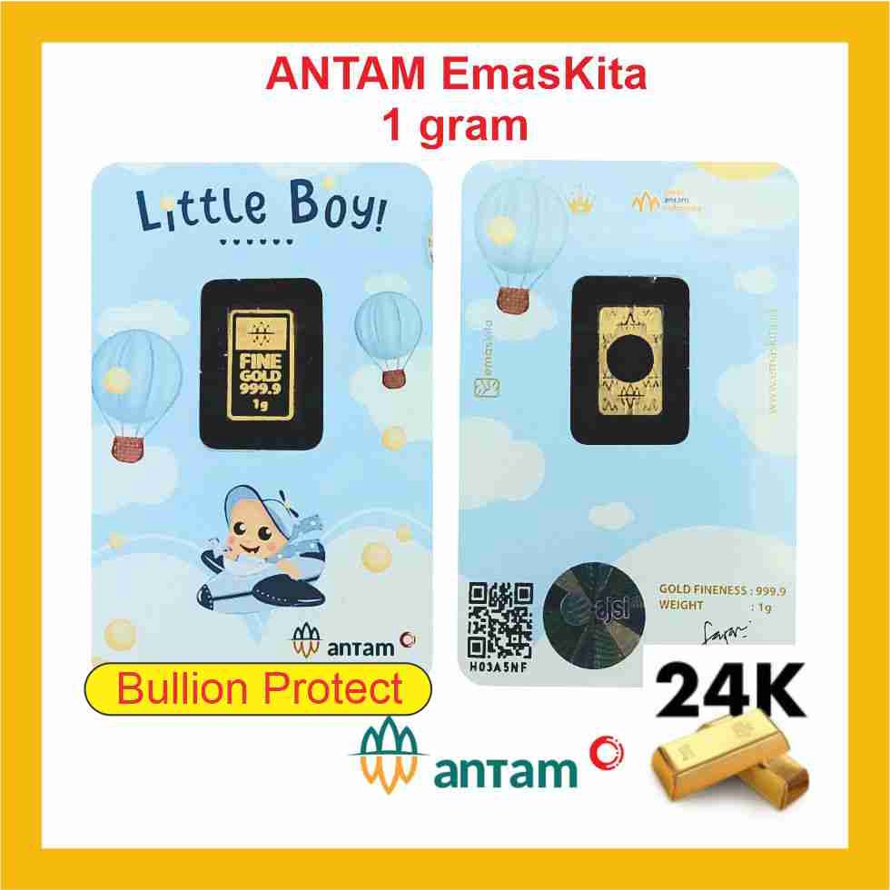 Jual LM Emas Logam Mulia 1 Gram EMAS KITA ANTAM x HARTADINATA Micro ...