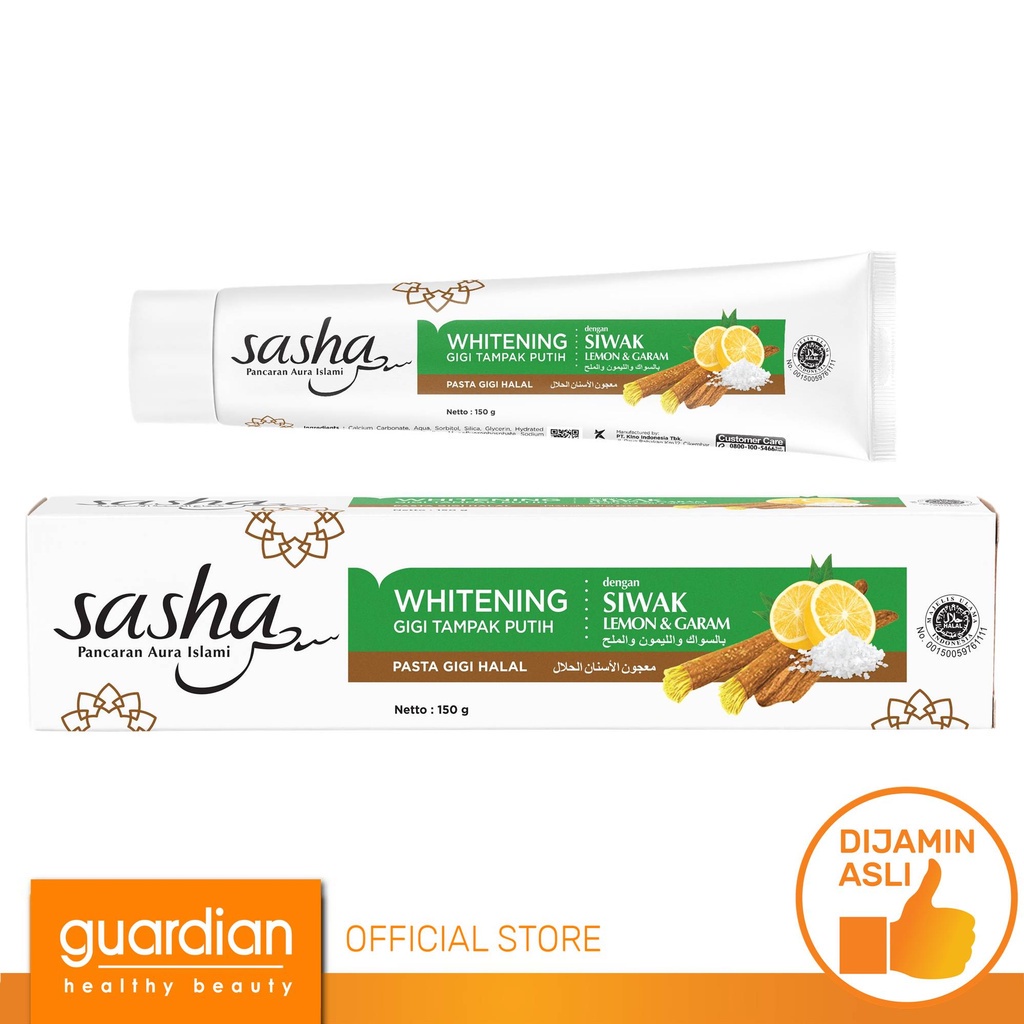Jual SASHA Toothpaste Whitening 150g | Shopee Indonesia