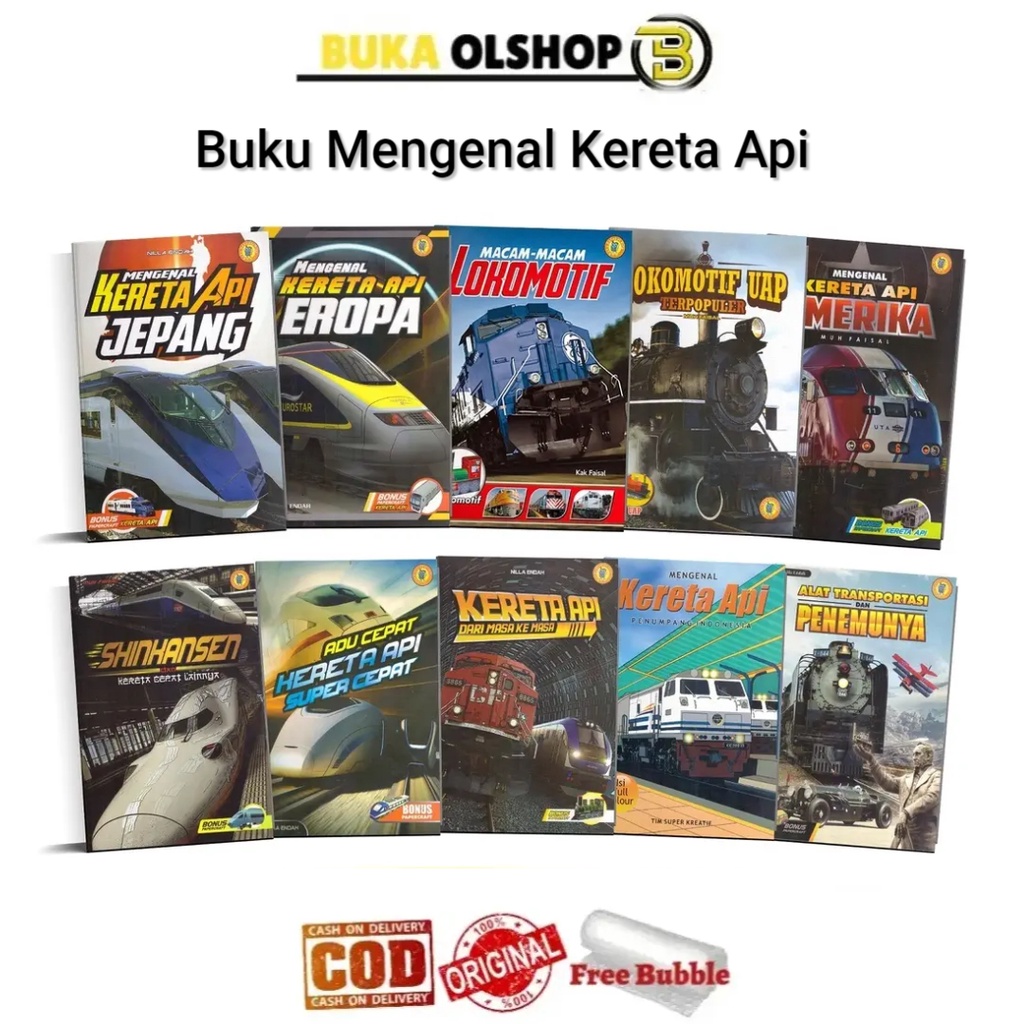 Jual Buku Anak Petualangan Seru Kereta Apiku Buku Kereta Api | Shopee ...