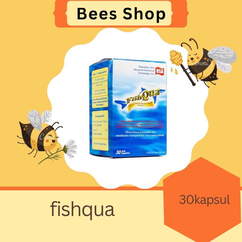 Jual FISHQUA MINYAK IKAN ISI 30 capsul | Shopee Indonesia