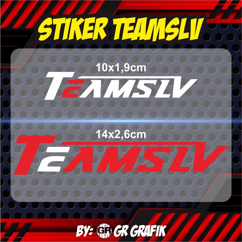 Jual STIKER TEAMSLV MURAH (TANPA MINIMAL ORDER) | Shopee Indonesia