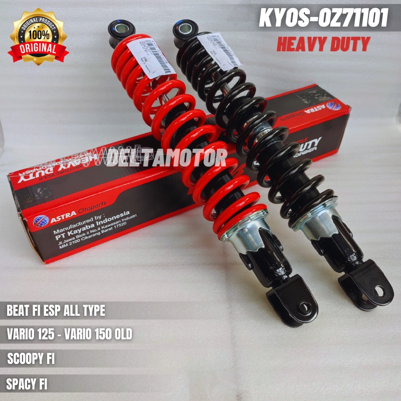 Jual Shockbreaker Shock Belakang KAYABA Kyb Heavy Duty Ukuran Tinggi 330mm Honda Vario 125 150 ...