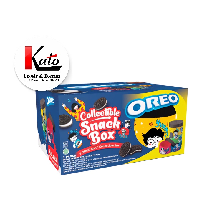 Jual Oreo Collectible Snack BOX Paket Oreo Gempita Biskuit + Free ...