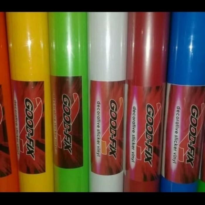 Jual STICKER STIKER VINYL GOODFIX GLOSSY/DOFF/TRANSPARAN 45CM X 15M ...