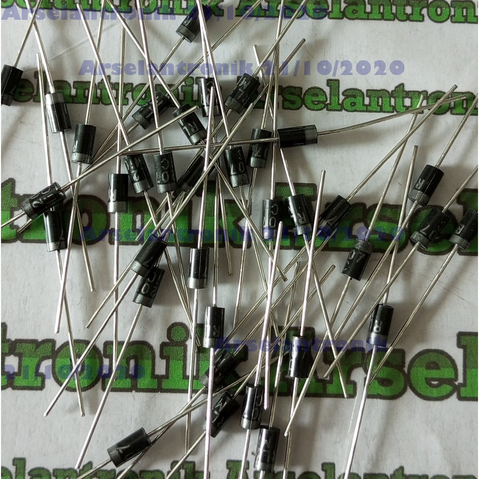 Jual Dioda penyearah RL207 RL 207 2A Rectifier 10pcs | Shopee Indonesia
