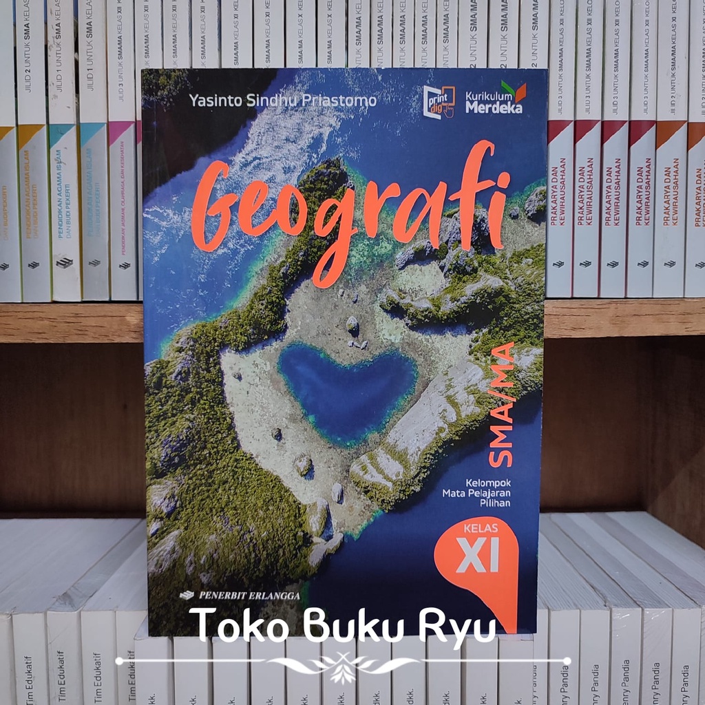 Jual Buku Geografi Kelas 2 SMA Tingkat Lanjut Kurikulum Merdeka Erlangga | Shopee Indonesia