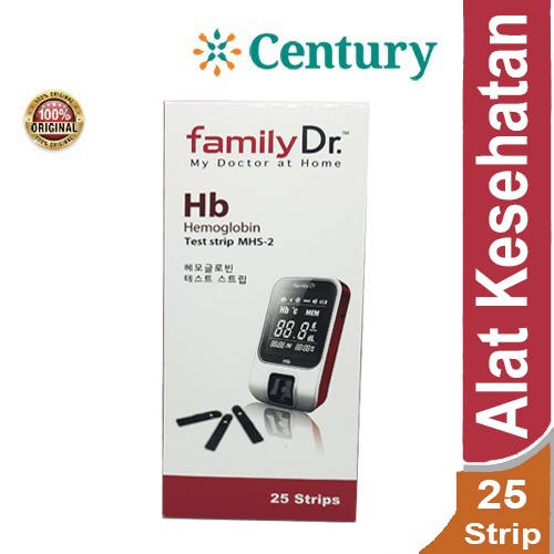 Jual FamilyDr. Hb Test Strip 25`S / Family dr / Cek Hemoglobin / uji hb ...