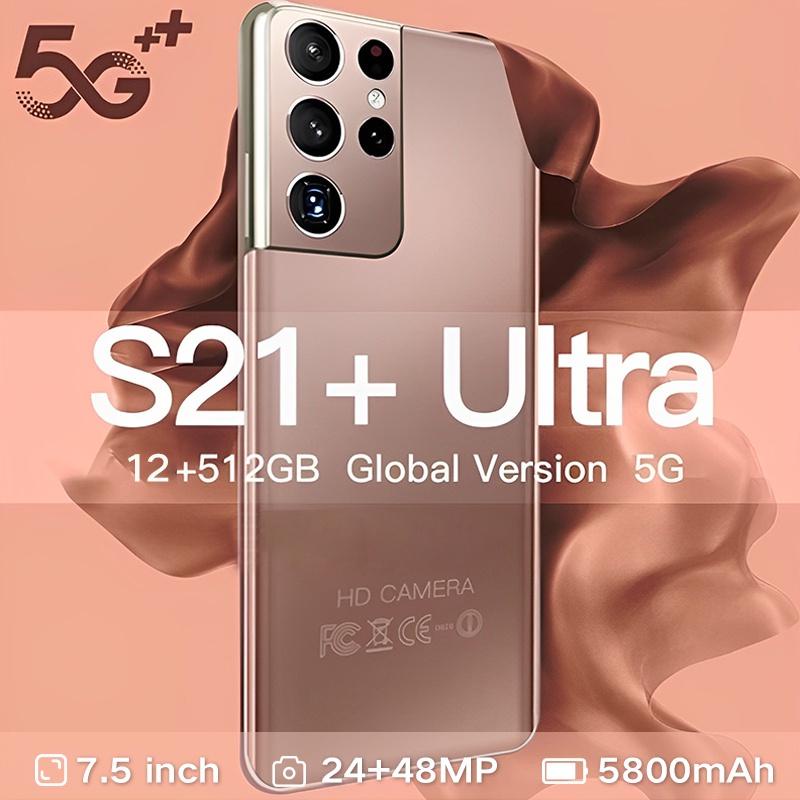 Jual 【COD+Pengiriman lokal】Galaxy S21 Ultra 7.5Inci Hp Smartphone RAM ...