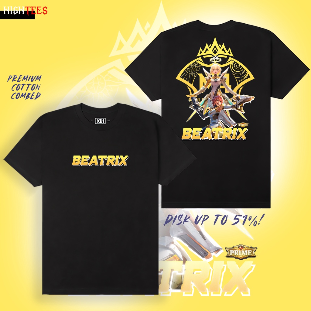 Jual Tshirt Kaos Mobile Legends - Beatrix Prime ( Unisex ) | Shopee Indonesia