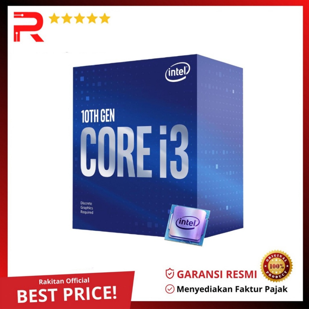 Jual Intel Core i3-10105F Box Socket LGA 1200 - Comet Lake Refresh i3 ...