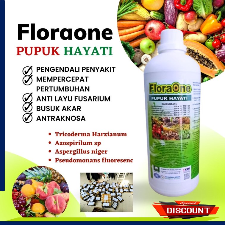 Jual Floraone Solusi Pupuk Anti Moler & Anti Layu Tricoderma Hayati, Fungisida Hayati ...