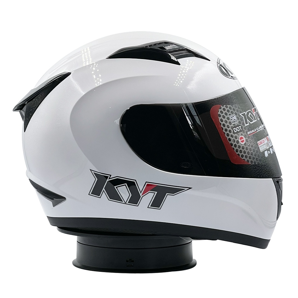 Jual Helm Full Face KYT R10 Solid White | Shopee Indonesia