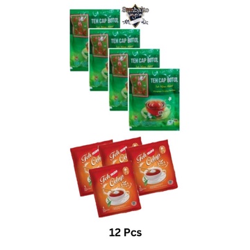 Jual Teh Celup Cap Botol (Sachet) 1 Renceng Isi 10Pcs, Teh Sosro Sachet ...