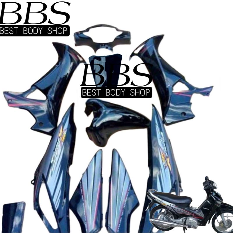 Jual Body Halus Honda Supra X 125D | Bodi Supra X 125 Old/Lama Warna ...