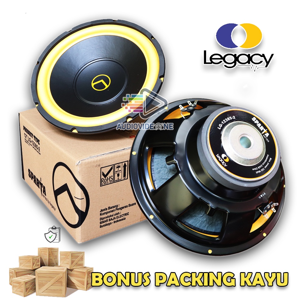 Jual Speaker Legacy Sparta 12 Inch LG-12385-2 Double Coil Komponen ...