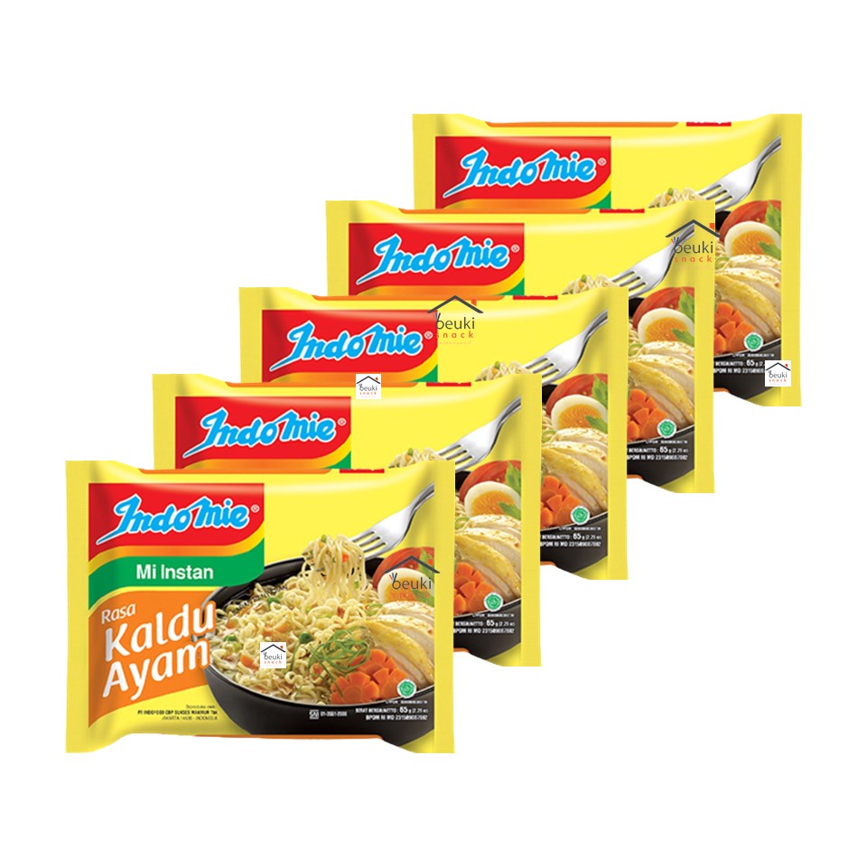Jual 5PCS Indomie Kuah Kaldu Ayam Mi Instan Kuah Rasa Kaldu Ayam ...