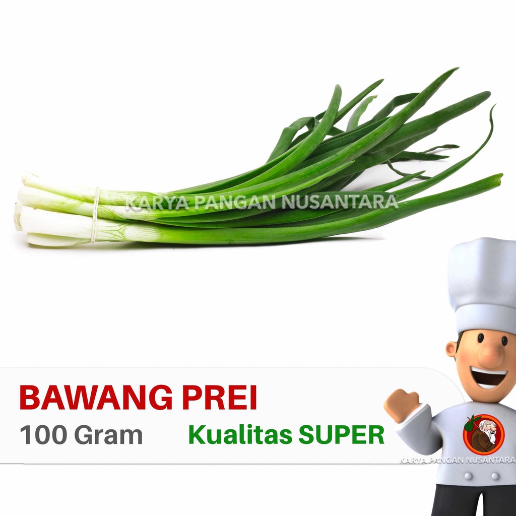 Jual DAUN BAWANG BESAR DAUN BAWANG PREI BAWANG DAUN PRE SEGAR 100 GRAM ...