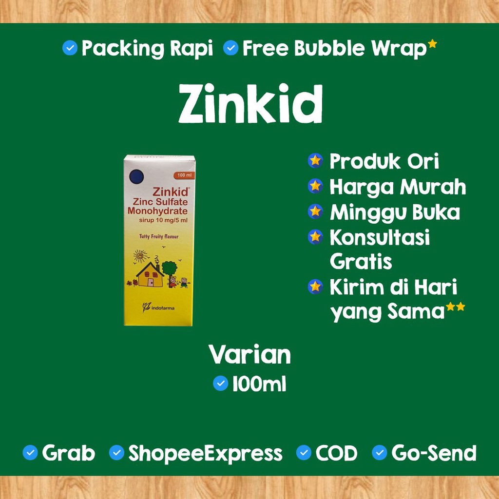 Jual [ZINKID] Zinkid sirup | Zinc Sirup | Zinc Daya Tahan Tubuh | Zinc ...