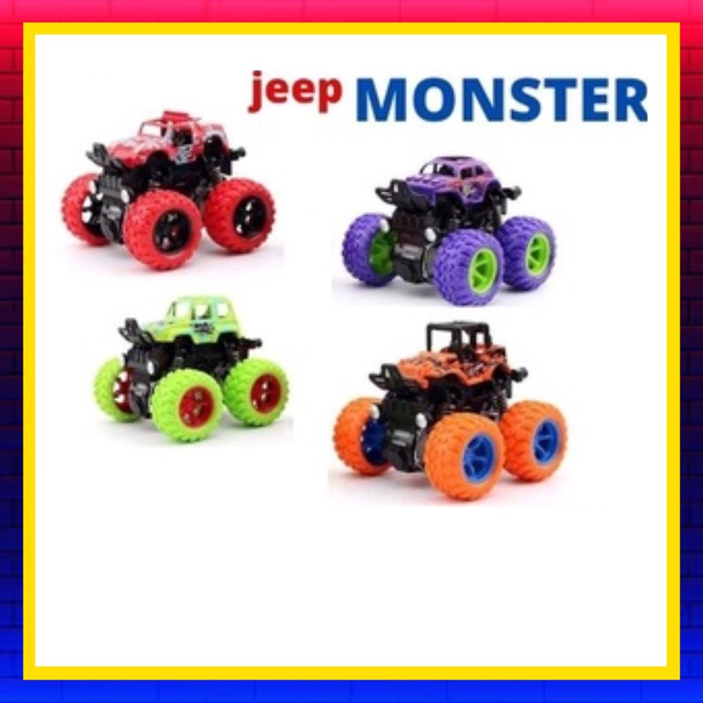 Jual MONSTER JEEP Mainan Anak Mobil Jip / Monster Zap Jeep Off Road Car ...