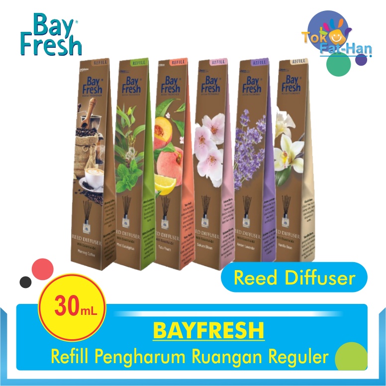Jual Bayfresh Reed Diffuser Refill Pengharum Ruangan 30ml | Shopee ...