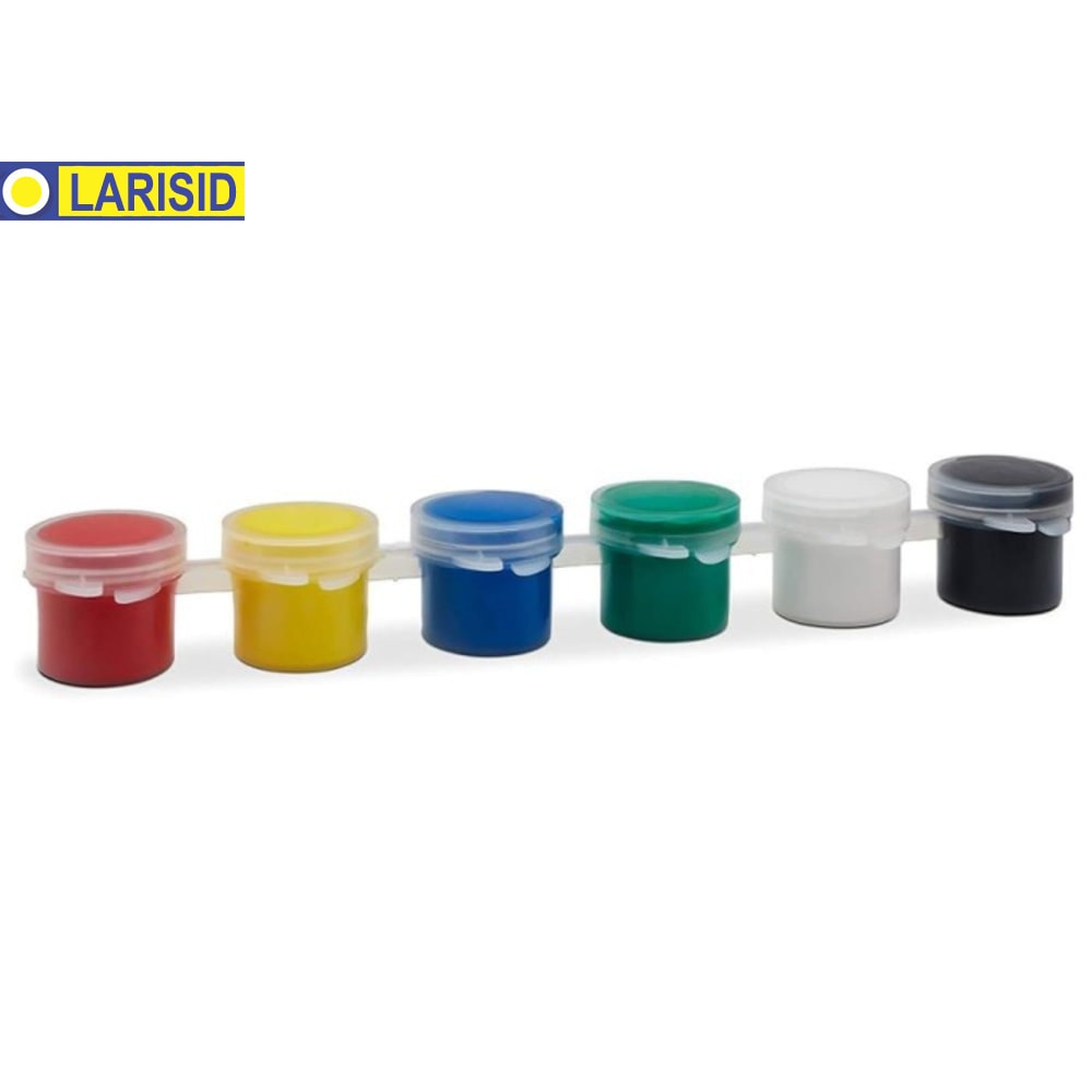 Jual Cat Akrilik Acrylic Lukis Set 63 Ml Kemasan Mini Pot 6 Warna 3ml