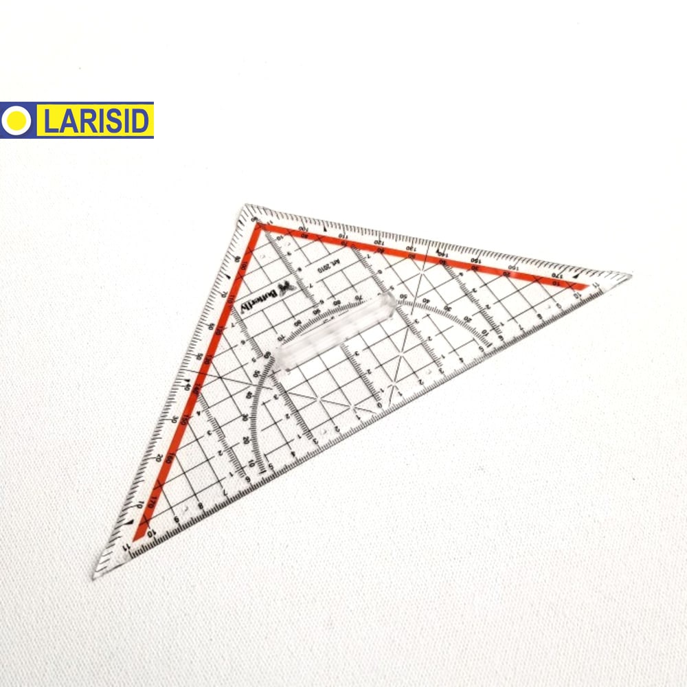 Jual Penggaris Teknik Segitiga Butterfly Art 2010 Triangle Ruler ...