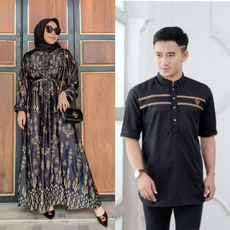 Jual Couple Gamis Koko Terbaru || Gamis Koko Fashion Muslim || Couple ...