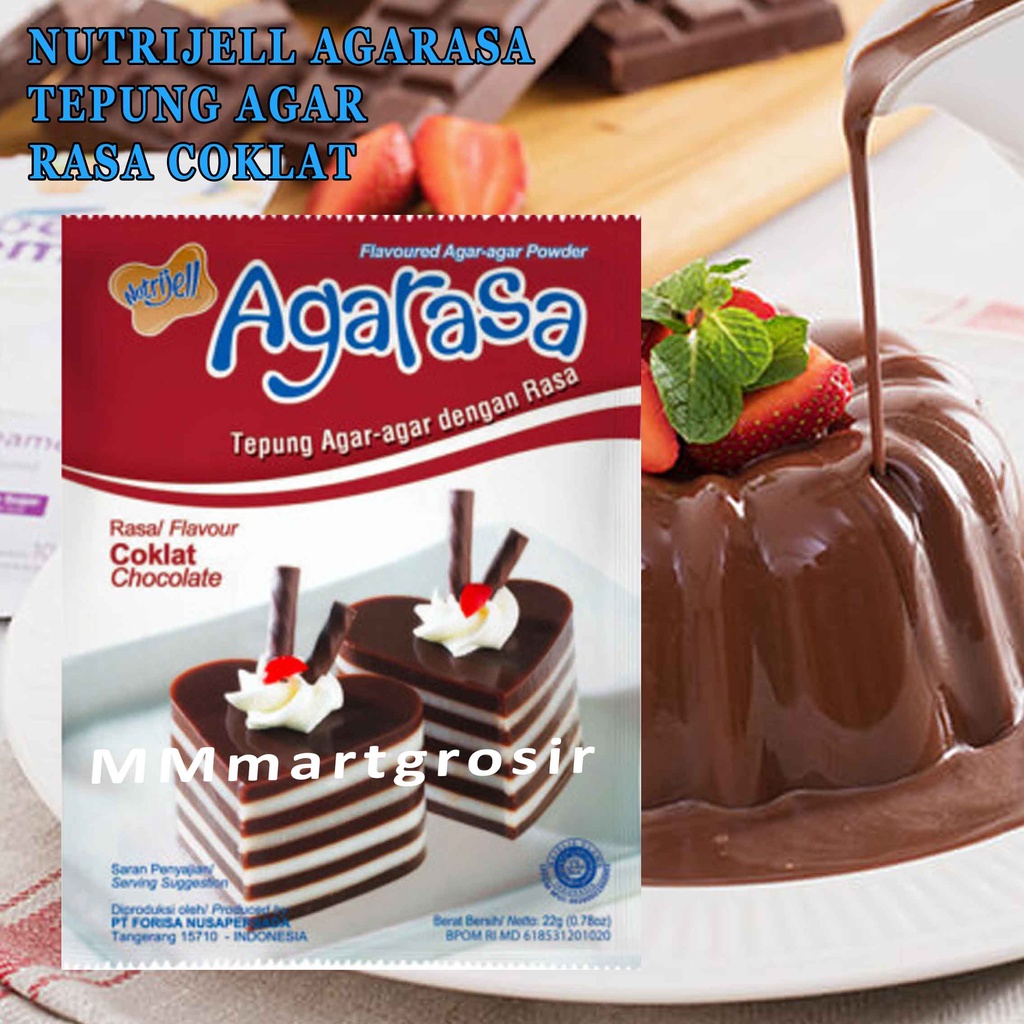 Jual Nutrijell/ Agar Rasa/ Tepung Agar/ Rasa Cokelat/ 22g | Shopee ...