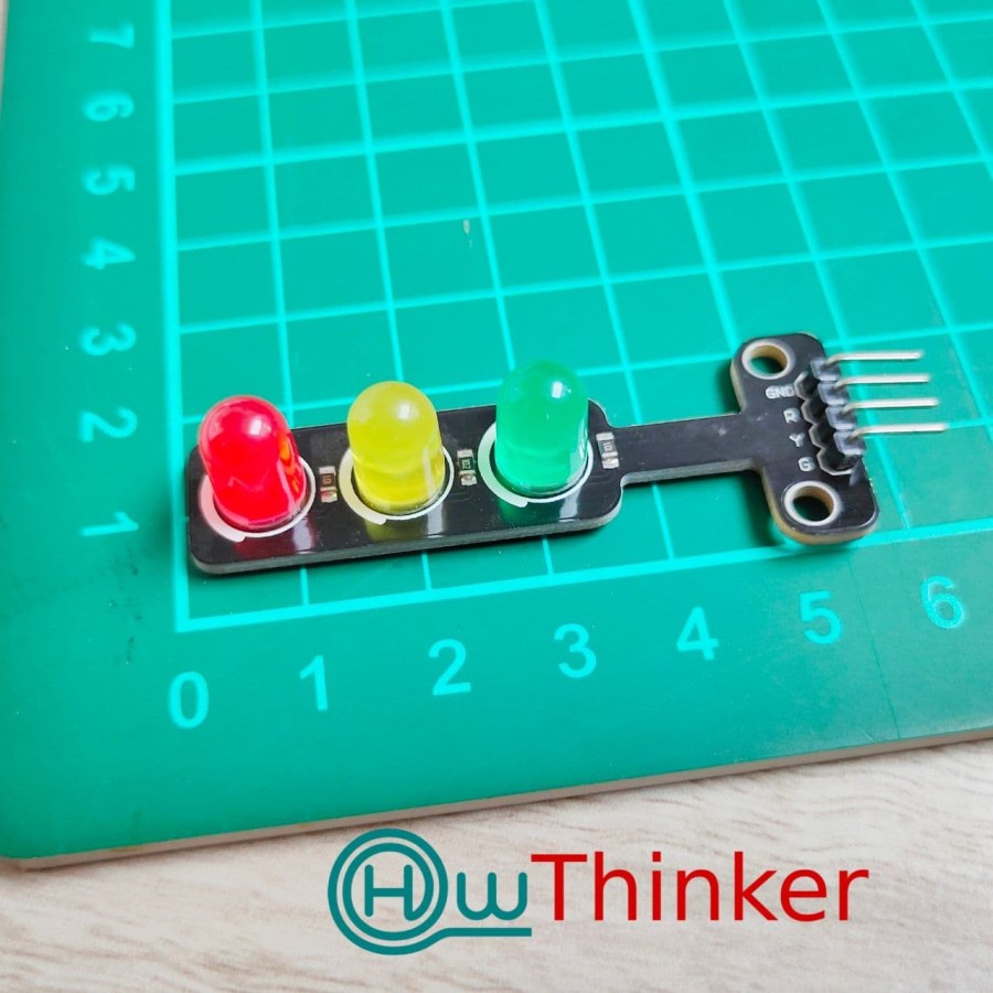 Jual Mini Traffic Light R Y G Display Modul Simulasi Lampu Lalu Lintas Led 8mm Dc 5v For Arduino 