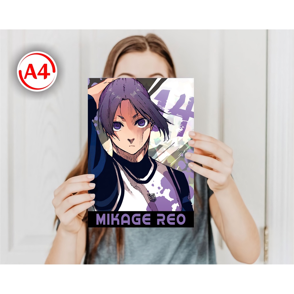 Jual Koleksi Poster A4 Anime Blue Lock B - Isagi Bachira Chigiri Barou ...