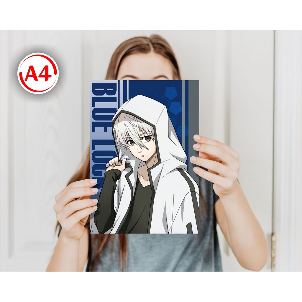 Jual Koleksi Poster A4 Anime Blue Lock B - Isagi Bachira Chigiri Barou ...