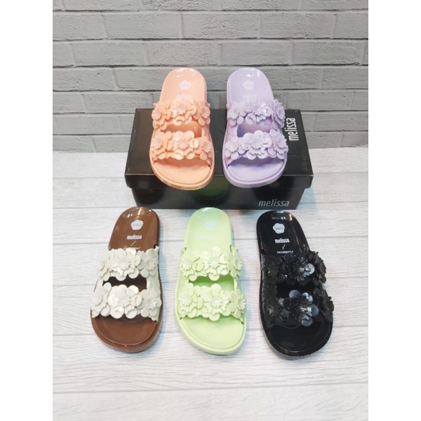 Jual SANDAL MELISSA WIDE BLOSSOM VIKTOR AND ROLF | Shopee Indonesia