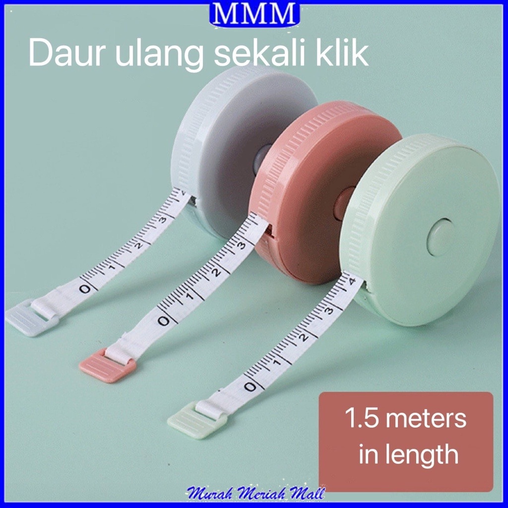 Jual MMM Meteran Mini Gulung 150Cm Karakter Pengukur Lingkar Perut Baju Jahit Measure Tapes High ...