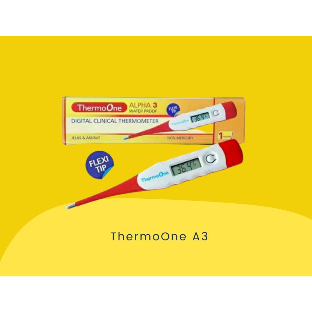 Jual Termometer Digital Thermo One Alpha 3 OneMed | Shopee Indonesia