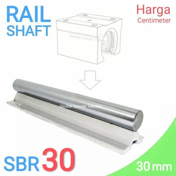 Jual rod shaft as SBR30 SBR 30 linear guide rail rel support 30mm 30 mm ...