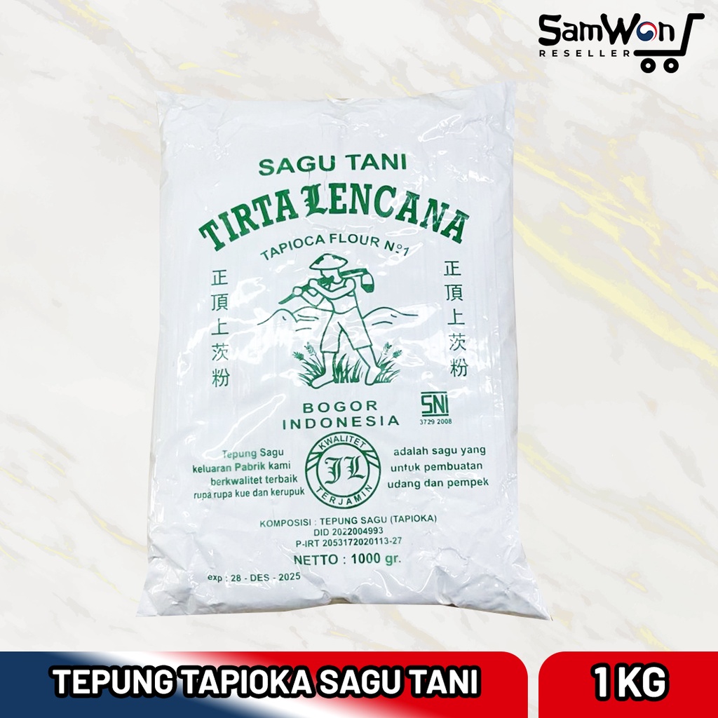 Jual Tepung Tapioka Tani Tirta Kencana 1kg Sagu Tani (Kemasan Pabrik ...