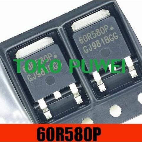Jual 60R580P 60R580 SMD MOSFET N-Channel TO252 DC36 puw331 | Shopee ...