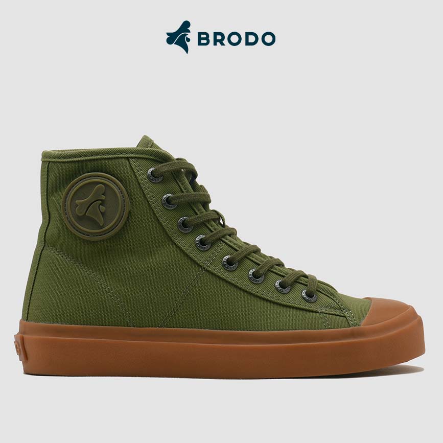 Jual BRODO - Sneakers Vantage V2 Hi Olive GS | Shopee Indonesia