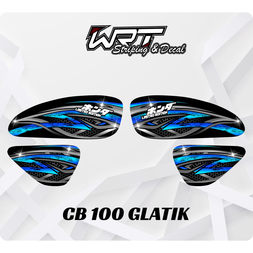 Jual Striping CB100-Striping Transparan CB Glatik-Stiker CB100 Racing ...