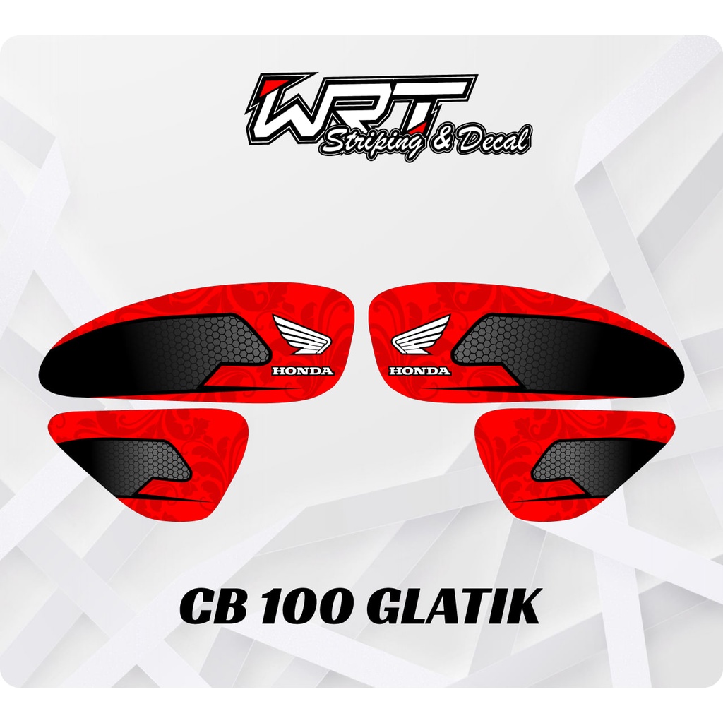 Jual Striping CB100-Striping Transparan CB Glatik-Stiker CB100 Racing ...