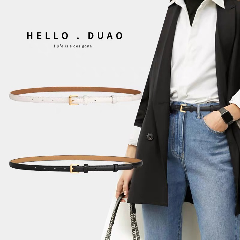 Jual Ikat Pinggang Sabuk Korea Wanita Fashion Gesper Kulit Cewek Belt Kecil Warna Gasper ...