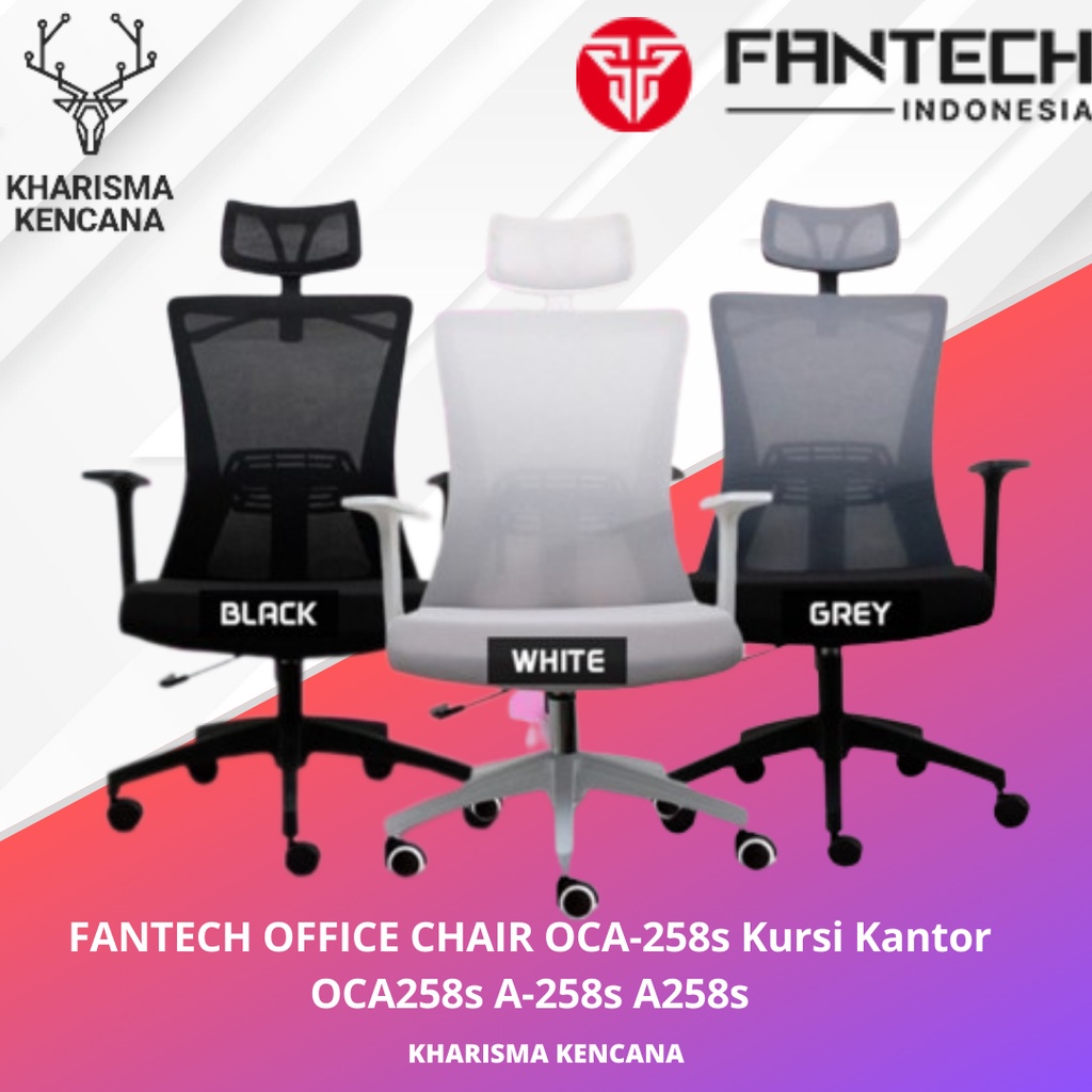 Jual FANTECH OFFICE CHAIR OCA-258s Kursi Kantor OCA258s A-258s A258s ...